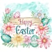 Easter Word Clipart PNG Bundle 15 High Quality,pastel Easter Watercolor ...