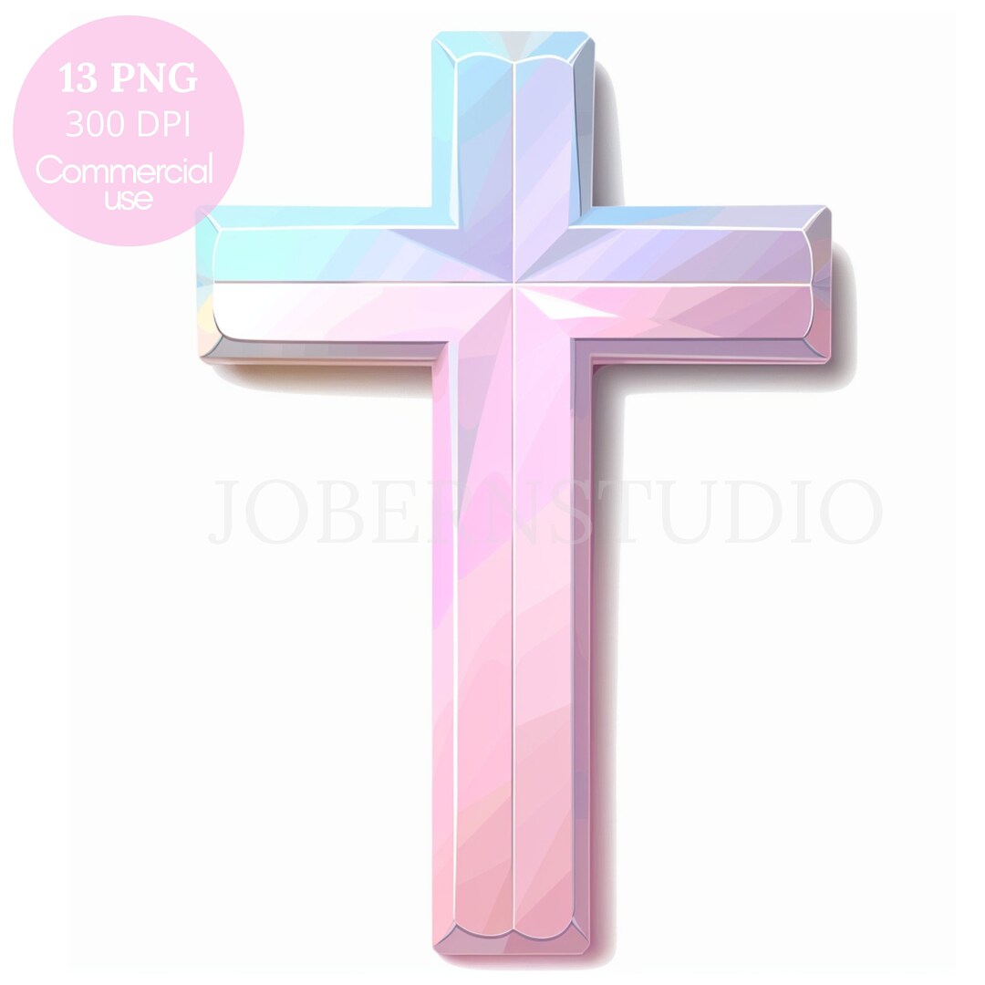 Pink Cross Clipart Bundle 13 High Quality Png,cross Watercolor ...