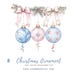 Pink Christmas Ornament Clipart PNG Bundle 8 | Watercolor Christmas ...