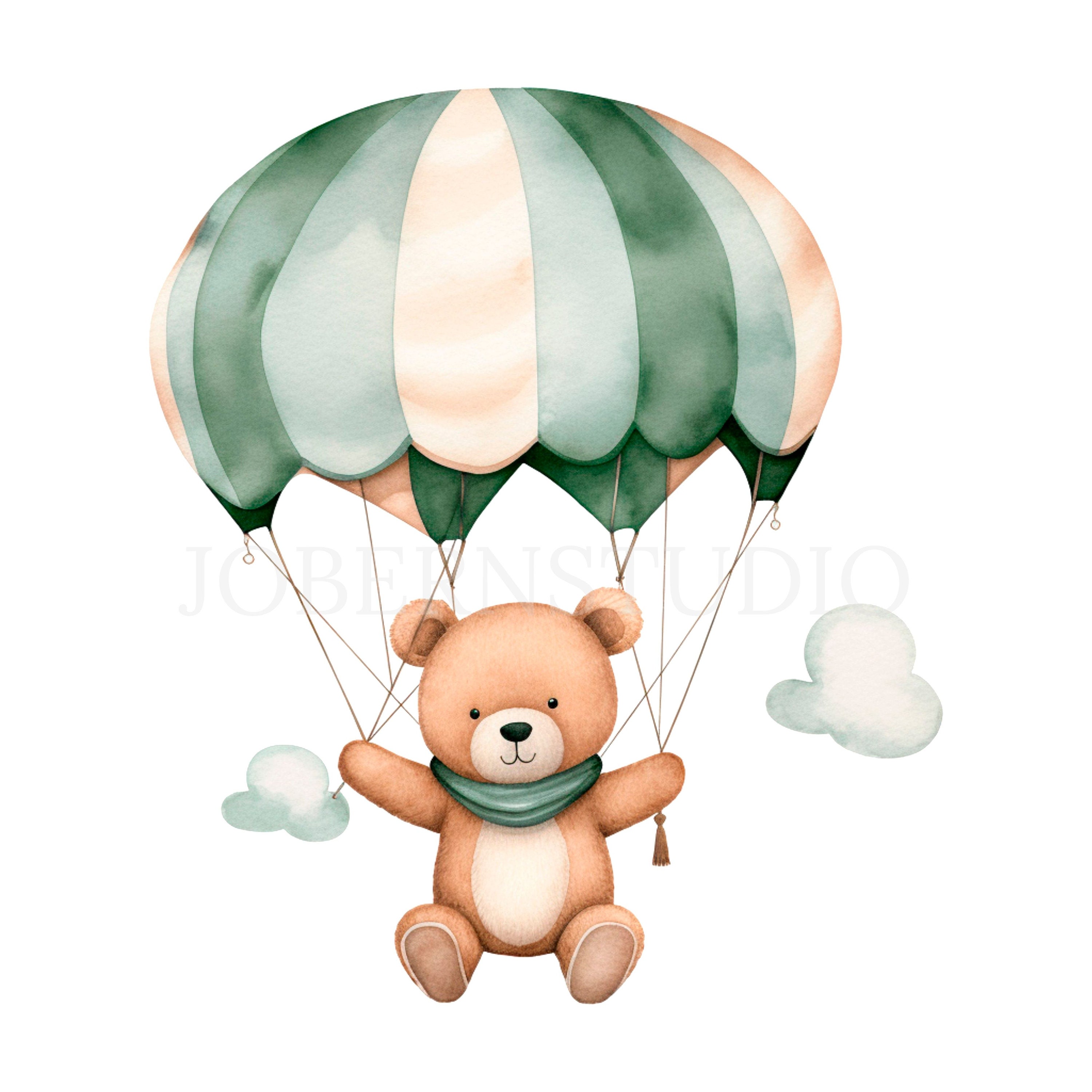 Teddy Bear Aviator Clipart PNG Bundle 15 High Quality - Etsy