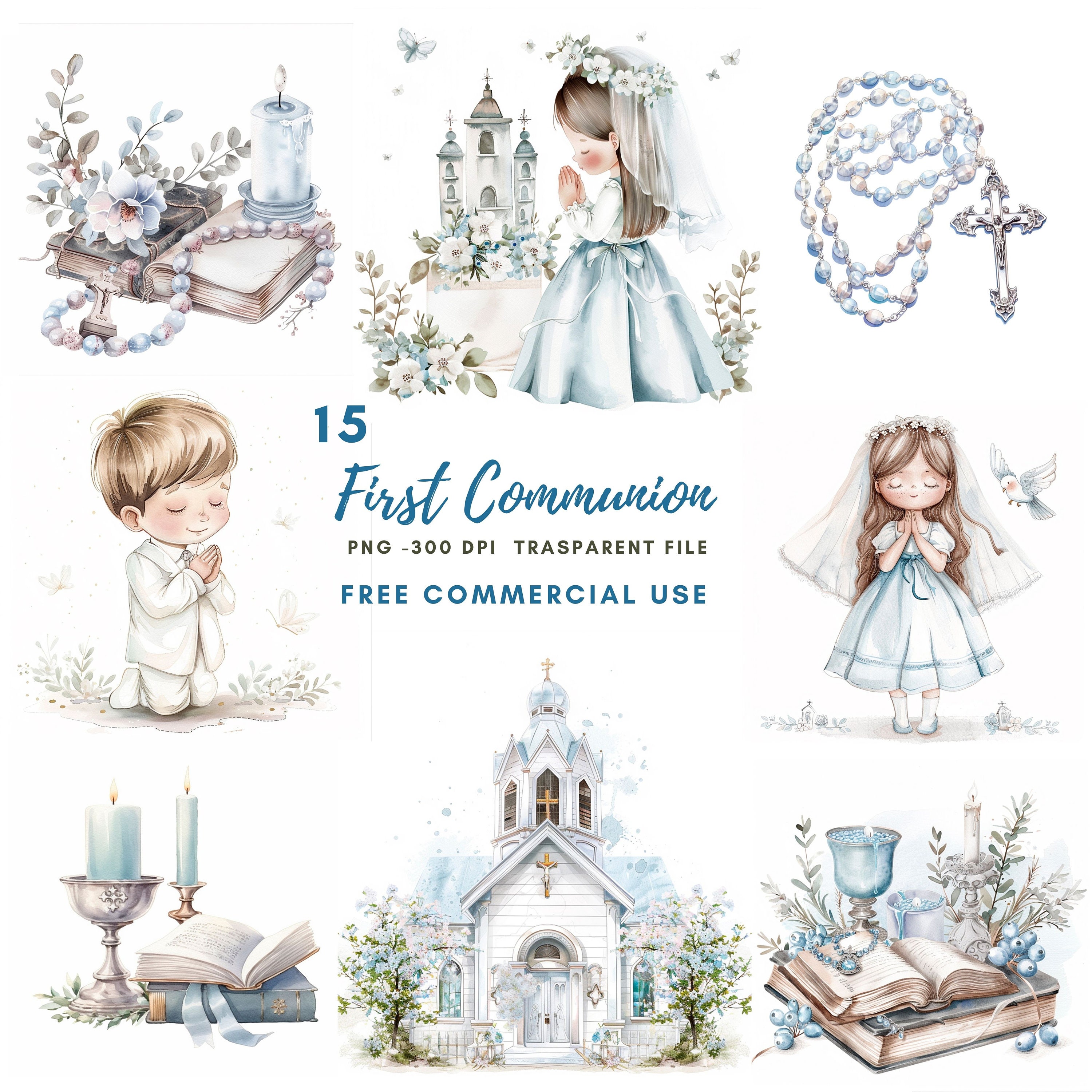 First Communion Clipart Png,bundle 15 High Quality, Girl Praying ...