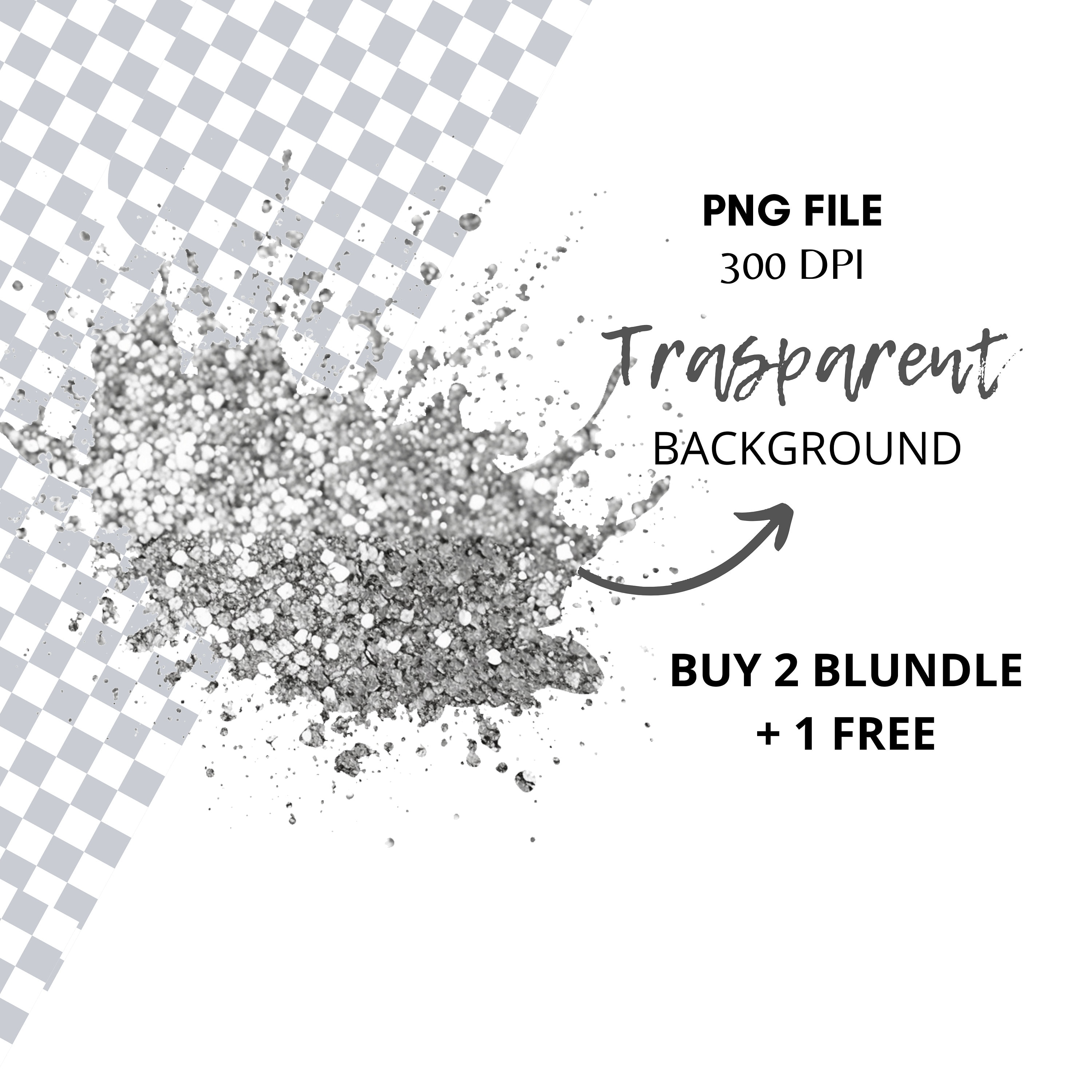 Silver Glitter Color Splash Clipart Png,bundle 15 High Quality Jpg ...
