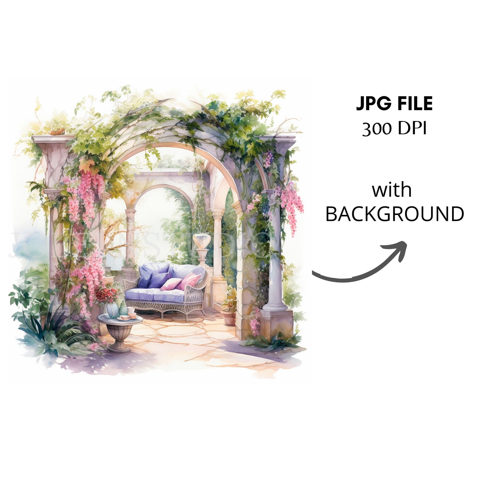 Secret Garden Clipart Png,bundle 15 High Quality,landscape Garden ...