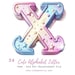 Cute Alphabet Letter Clipart Bundle 26 High Quality Png,watercolor Baby ...