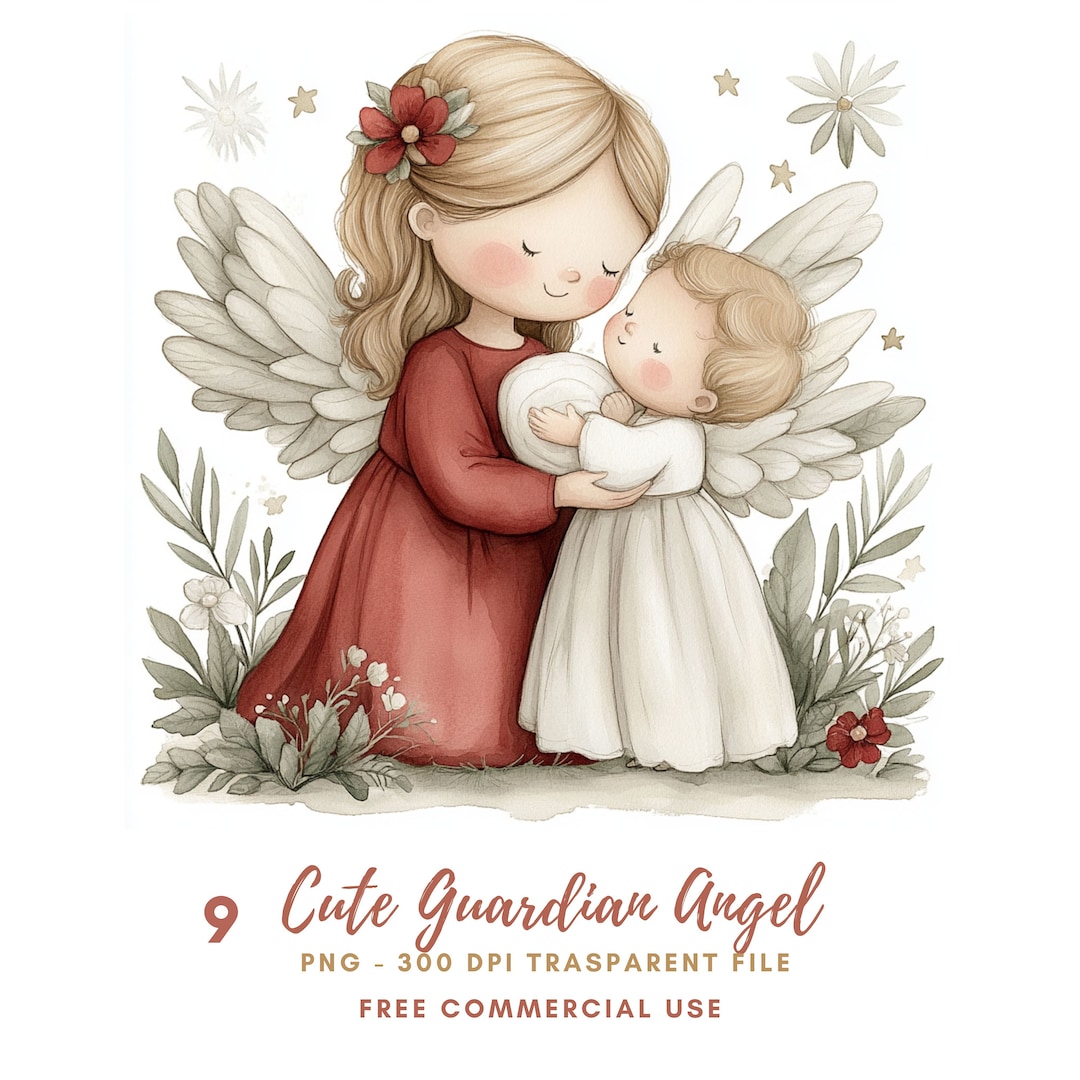 Guardian Angel Clipart PNG Bundle 9 High Quality Png,christmas Angel ...