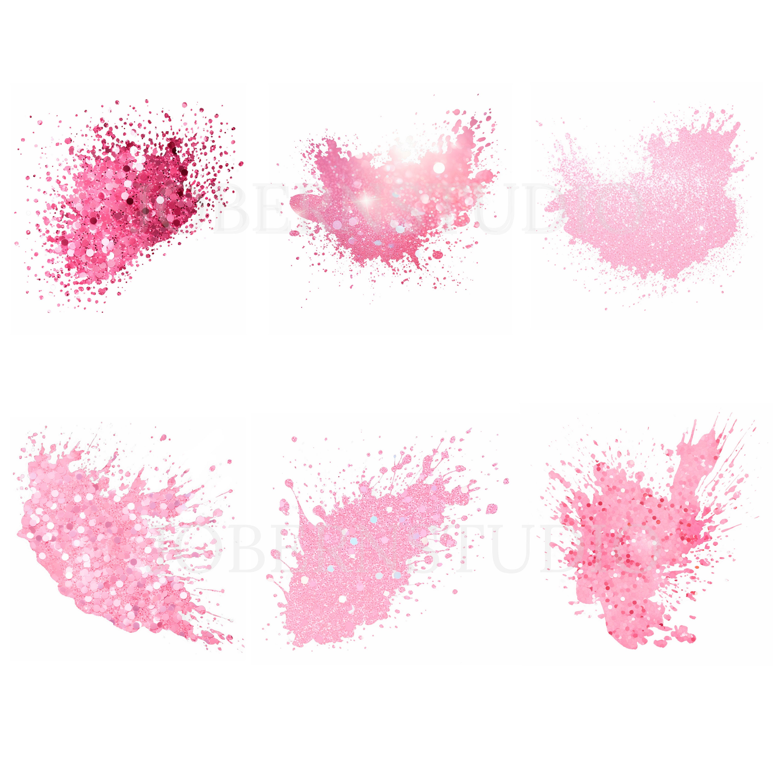 Pink Glitter Color Splash Clipart Png,bundle 15 High Quality Jpg ...