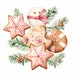 Christmas Cookies Clipart Bundle 15 High Quality - Etsy