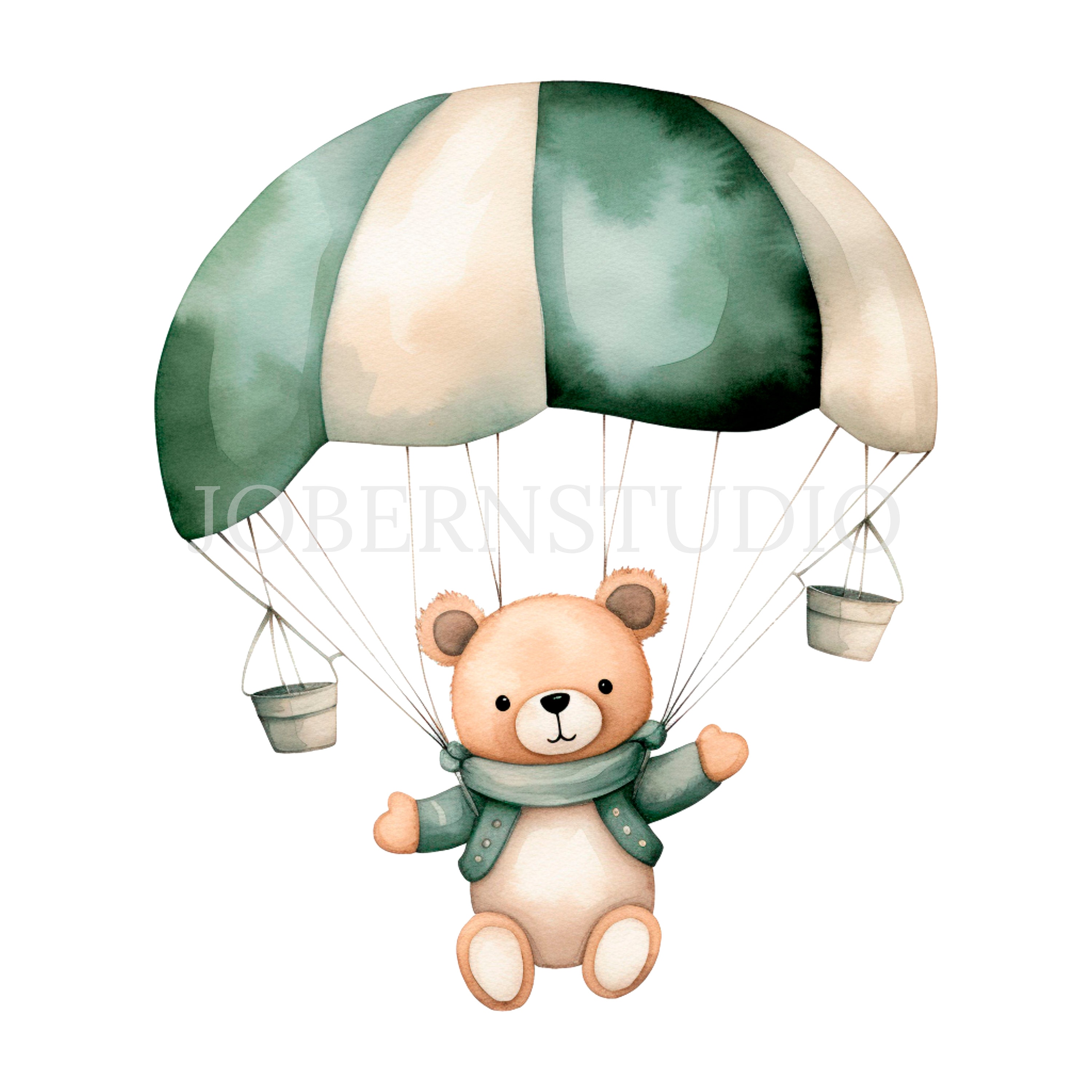 Teddy Bear Aviator Clipart PNG Bundle 30 High Quality,digital Download ...