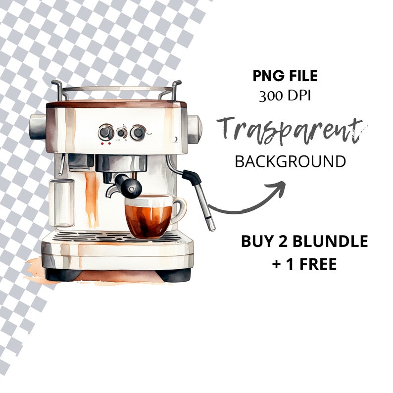 Coffee Espresso Machine Clipart Png,bundle 15 High Quality,vintage ...