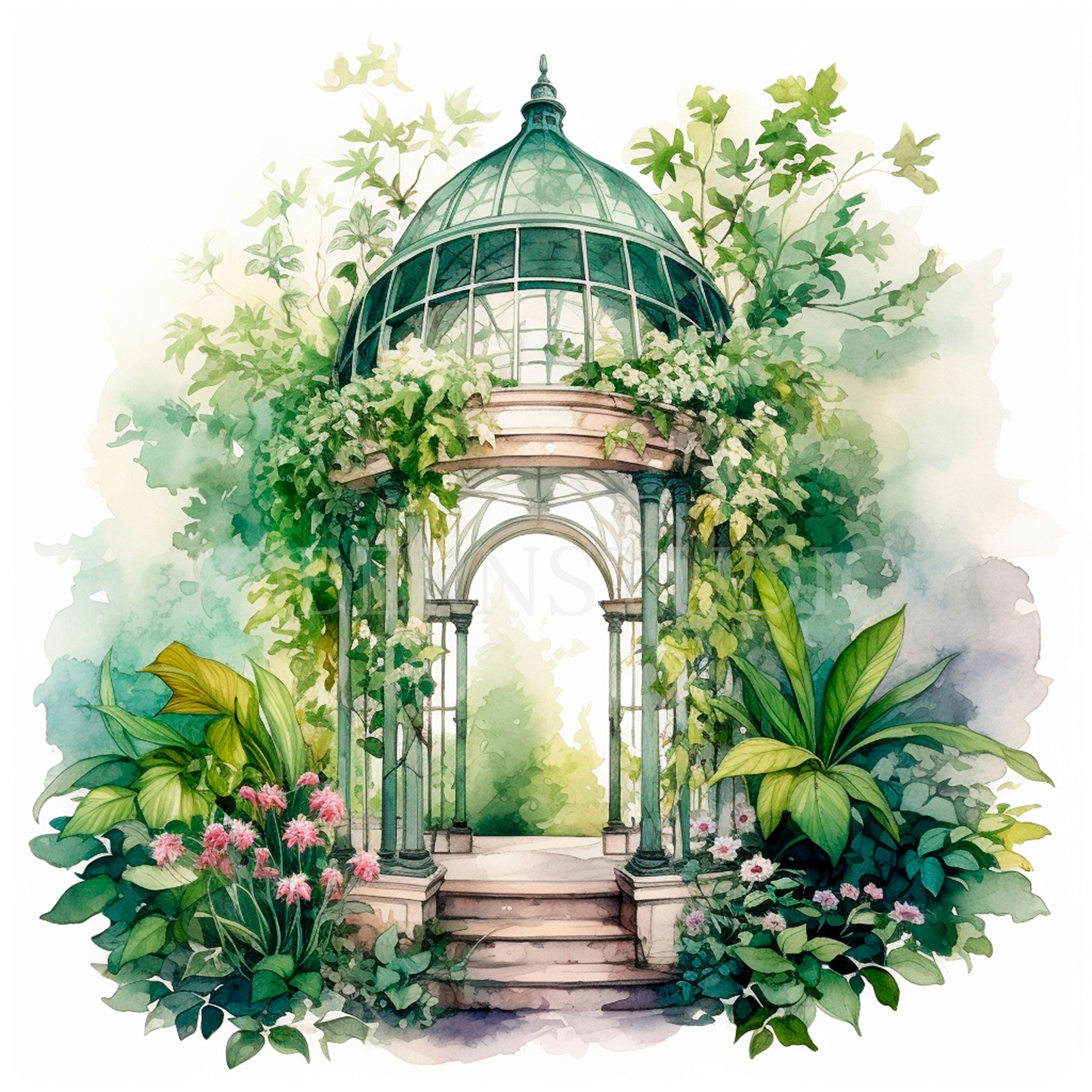 Secret Garden Clipart Png,bundle 15 High Quality,landscape Garden ...