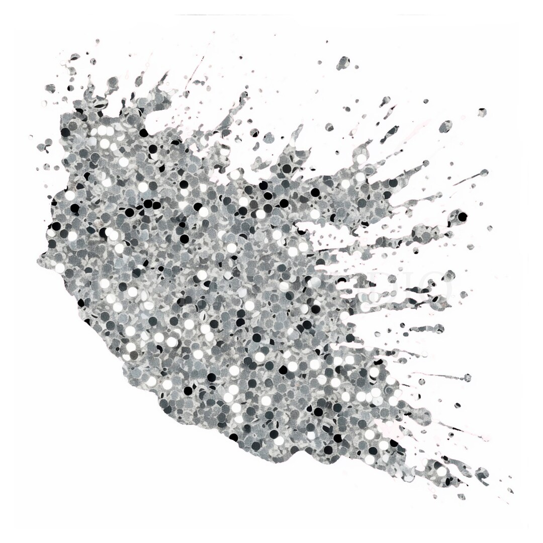 Silver Glitter Color Splash Clipart Png,bundle 15 High Quality Jpg ...