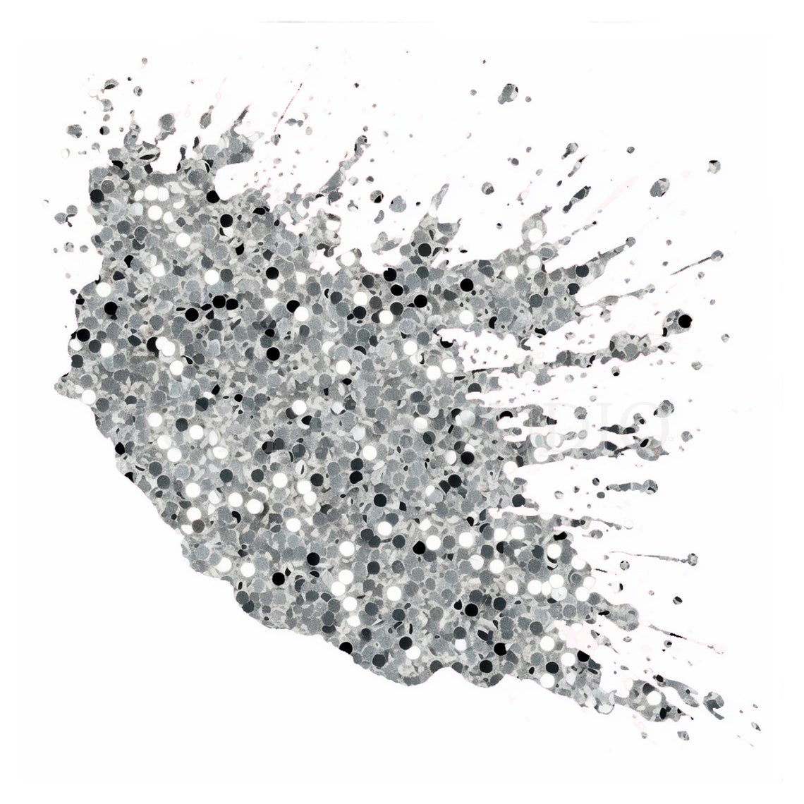Silver Glitter Color Splash Clipart Png,bundle 15 High Quality Jpg ...