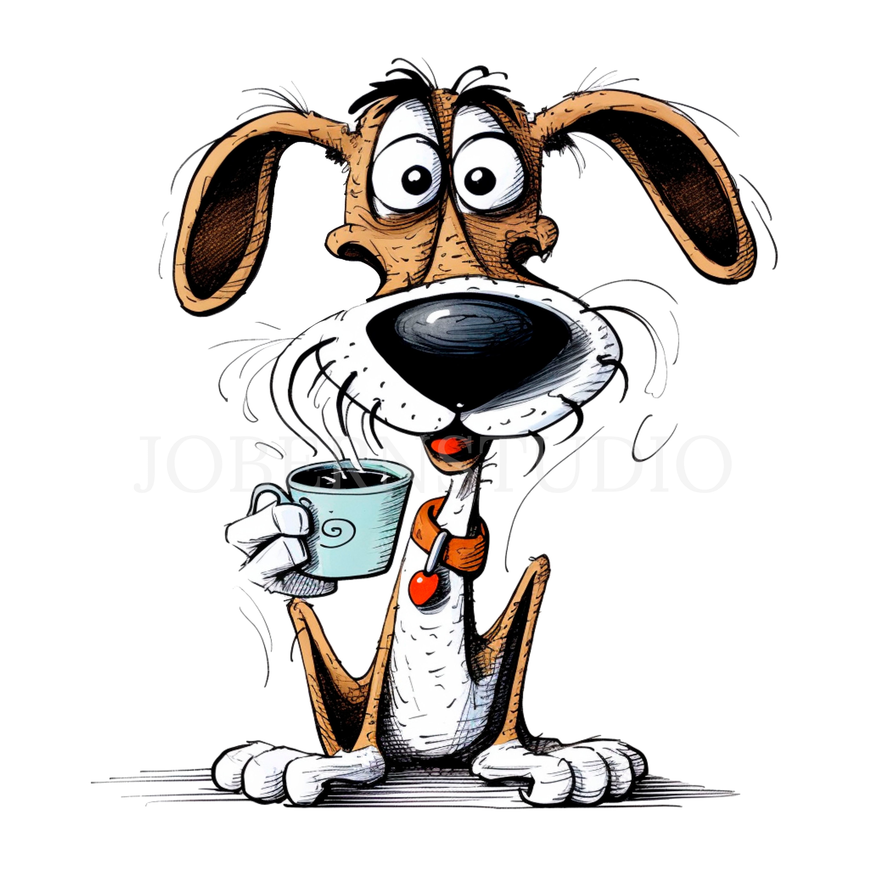 Crazy Dog Clipart PNG Bundle 15 High Quality Jpg,funny Grumpy Dogs ...