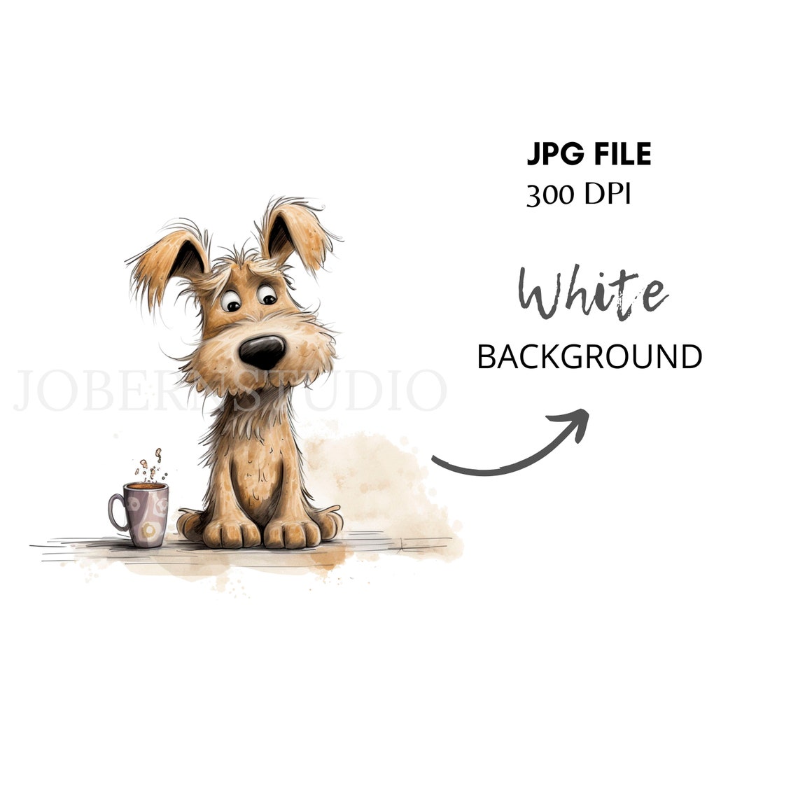 Crazy Dog Clipart PNG Bundle 15 High Quality Jpg,funny Grumpy Dogs ...