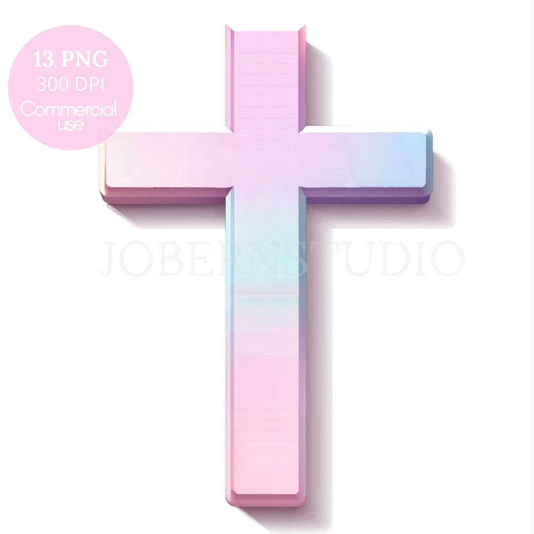 Pink Cross Clipart Bundle 13 High Quality Png,cross Watercolor ...