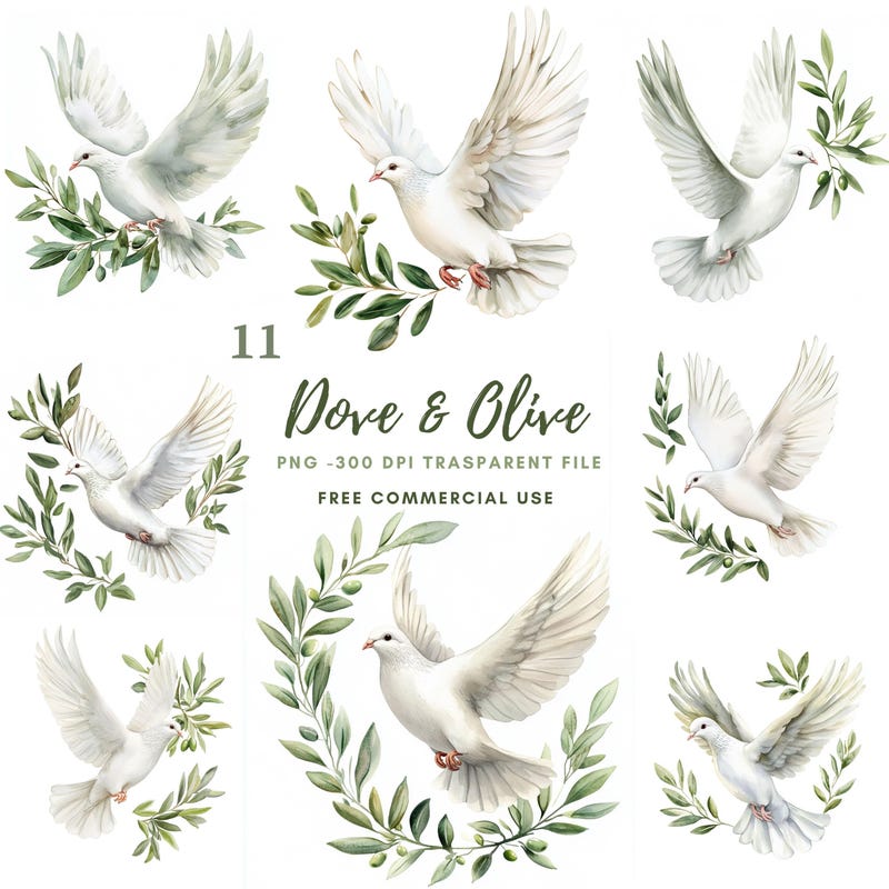 White Dove Stickers Craft - Etsy