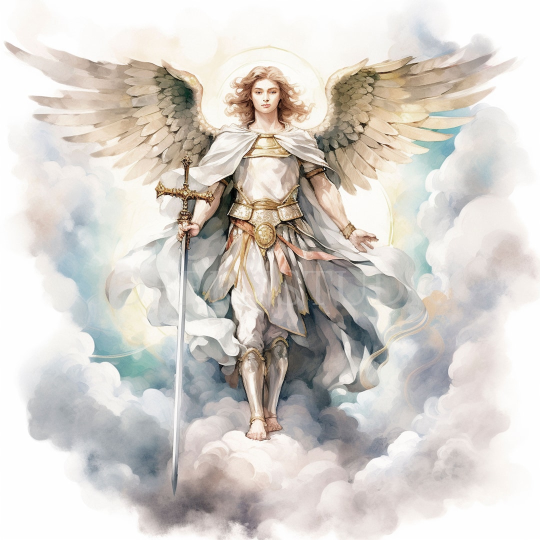 Saint Michael Clipart Bundle 13 High Quality PNG, Saint Michael Archangel,digital Download,card ...