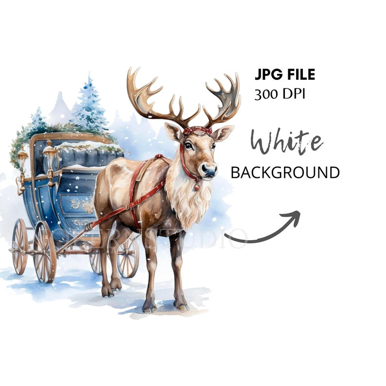 Christmas Sled Clipart Png,bundle 15 High Quality Jpg,digital Download ...