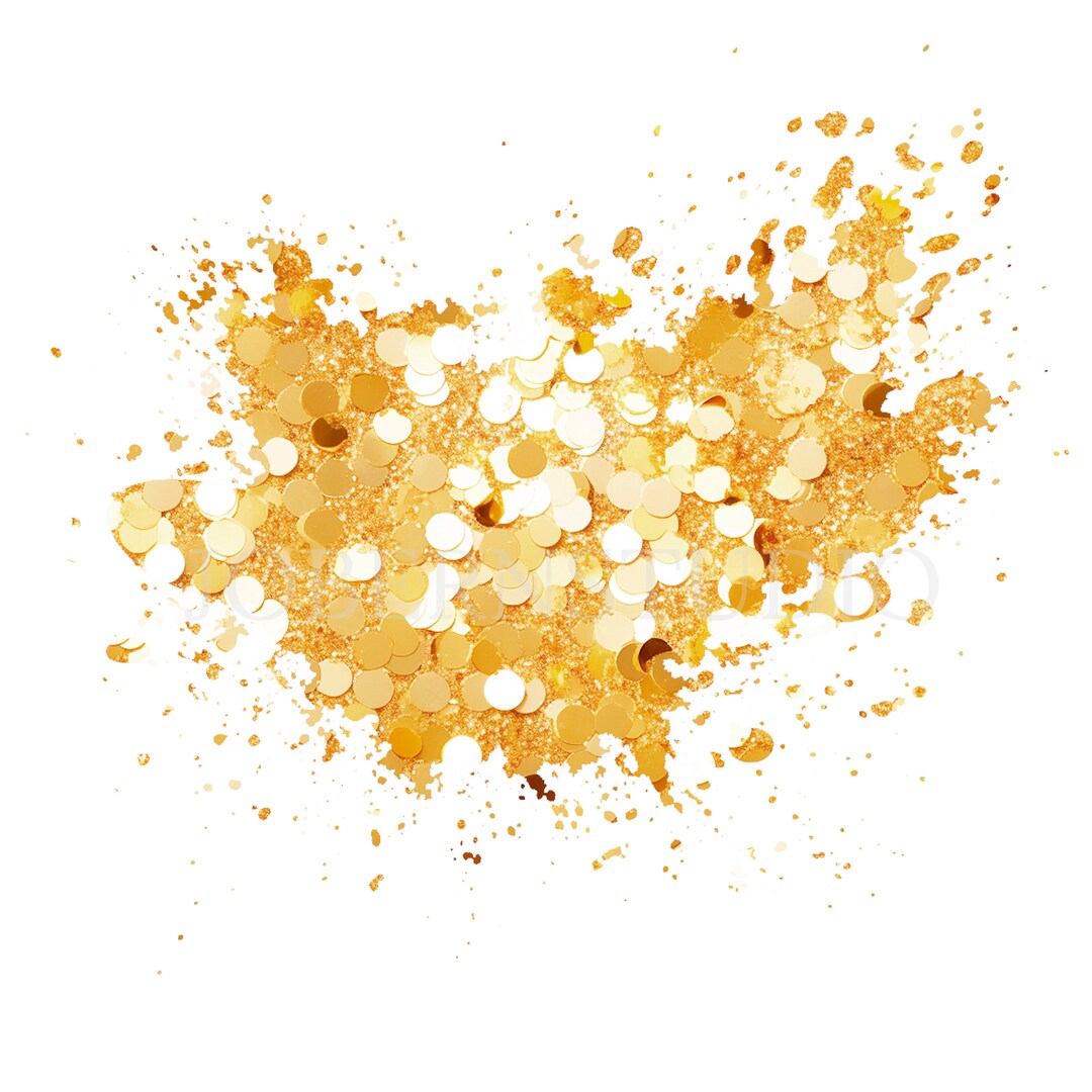 Gold Glitter Color Splash Clipart Png,bundle 15 High Quality Jpg ...