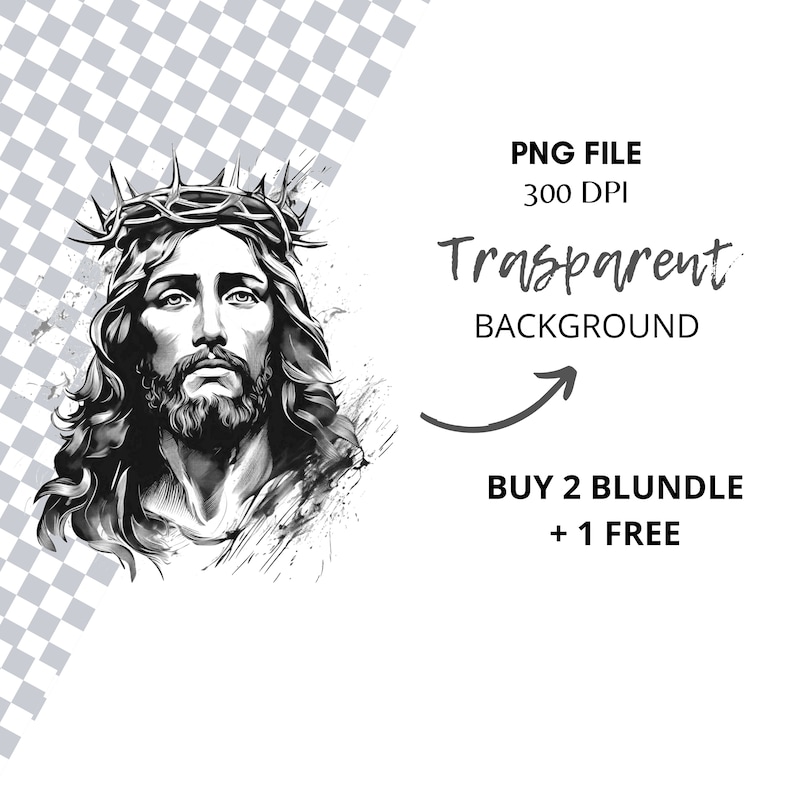 Jesus Christ Clipart,bundle 15 High Quality Png,vector Jesus Tattoo ...