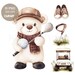 Baby Golf Clipart Png,bundle 31 High Quality, Watercolor Teddy Bear ...