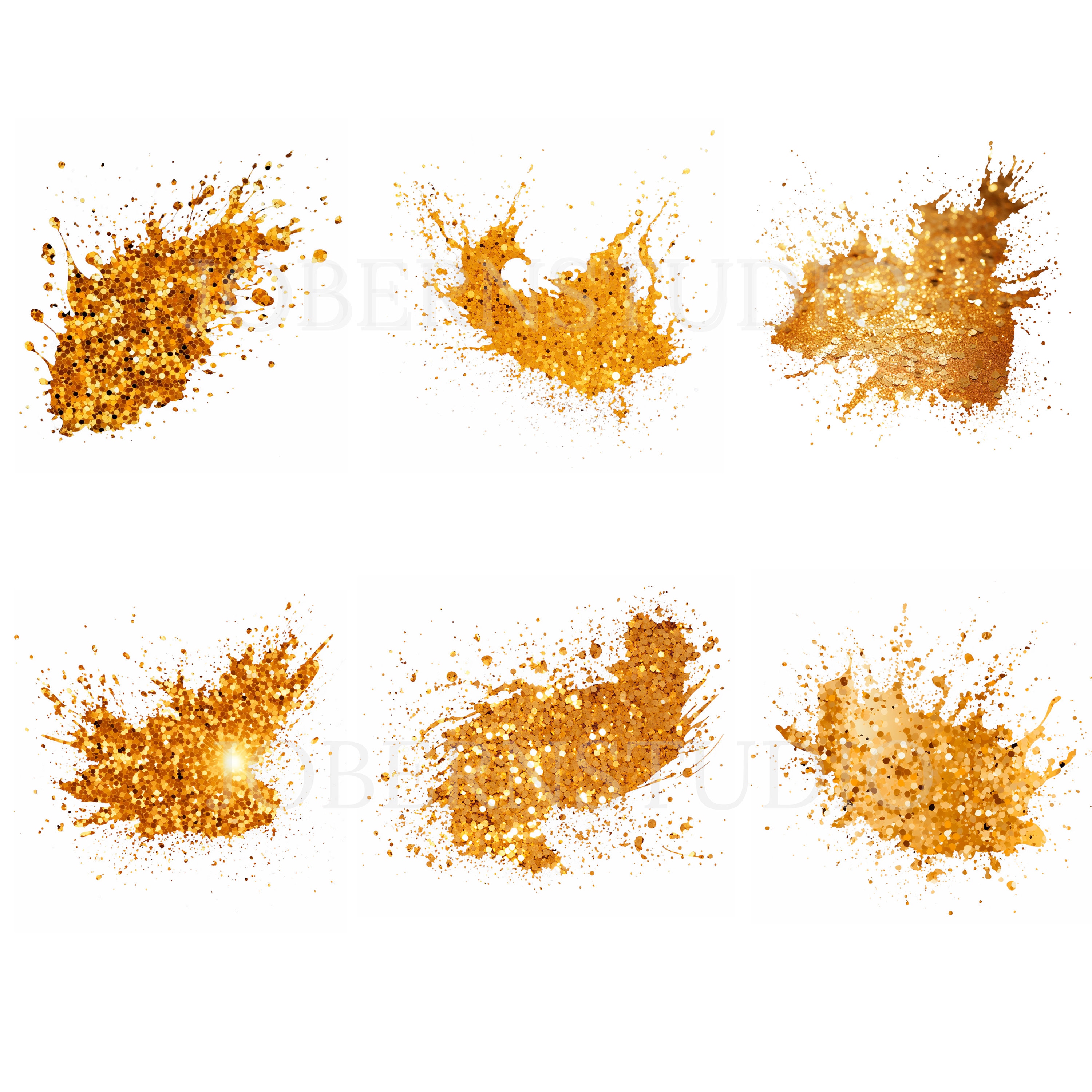 Gold Glitter Color Splash Clipart Png,bundle 15 High Quality Jpg ...