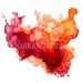 Watercolor Fall Color Splash Clipart,15 Watercolor Graphics Alcohol Ink ...
