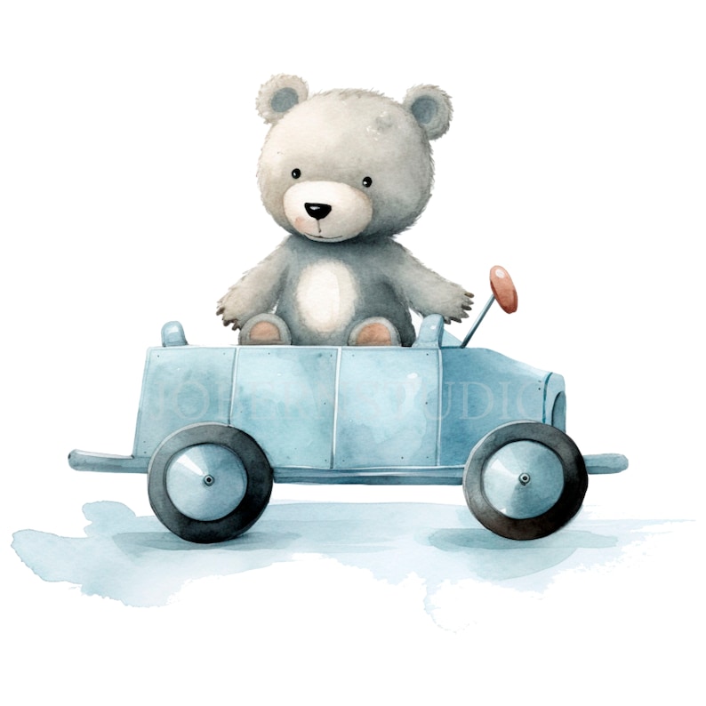 Travel Teddy Bear Clipartbundle 15 High Quality - Etsy