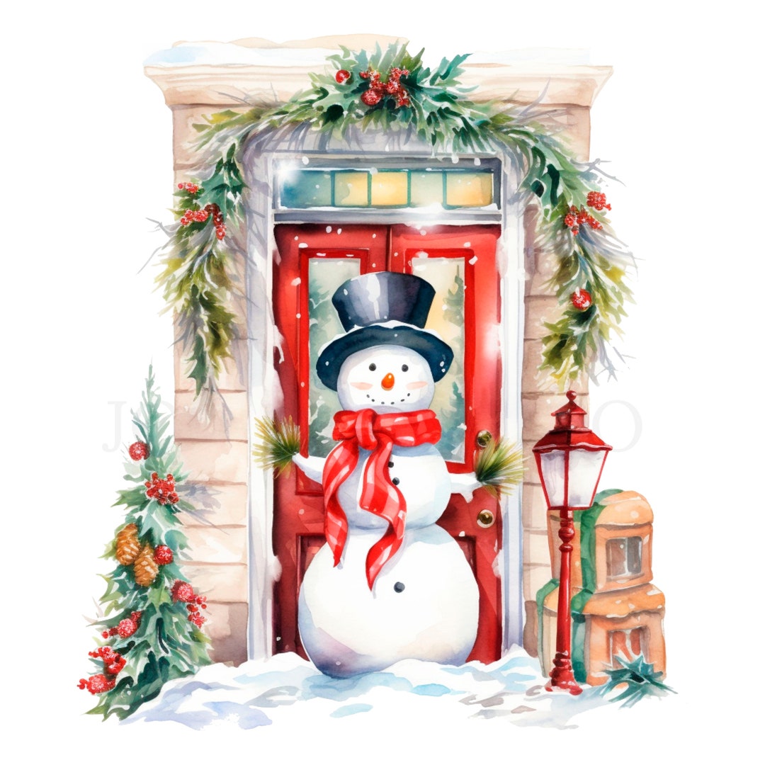 Christmas Snowman Clipart Png,bundle 15 High Quality Jpg,digital ...