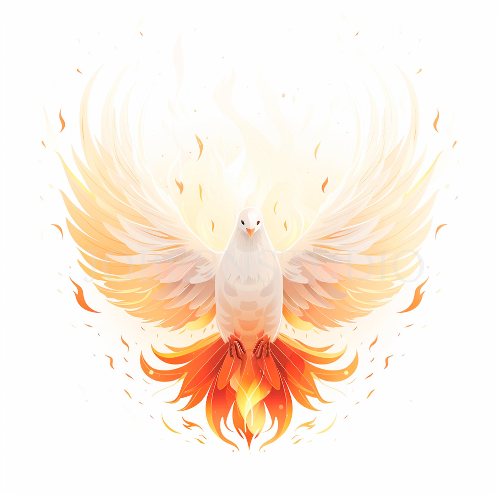 Holy Spirit Clipart Bundle 12 High Quality Png,watercolor Dove of ...
