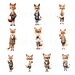 Crazy Fox Clipart PNG Bundle 16 High Quality,funny Fox With Coffee ...