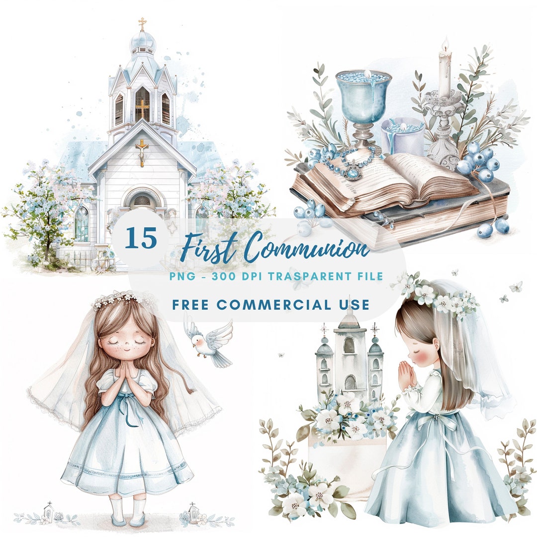 First Communion Clipart Png,bundle 15 High Quality, Girl Praying ...