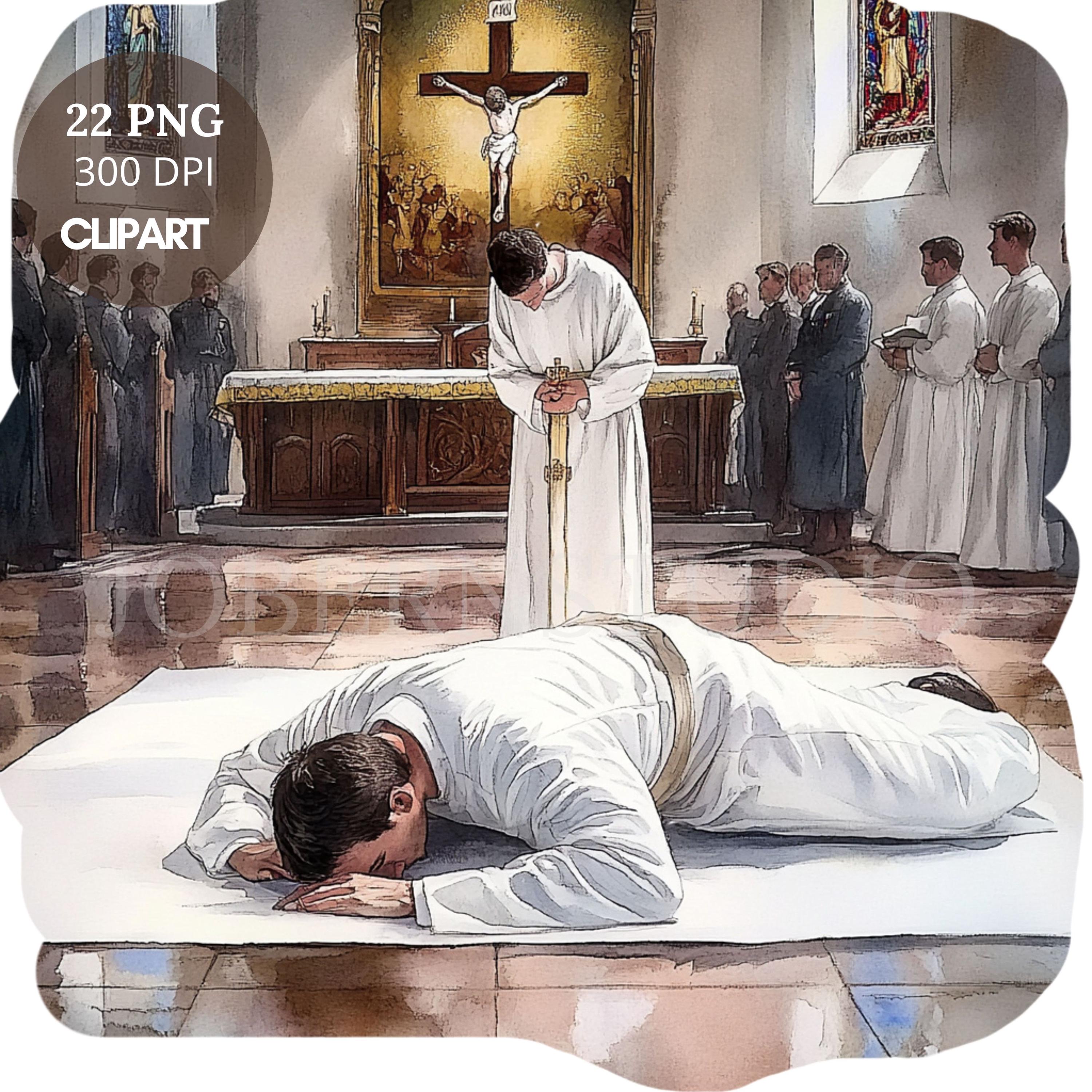 Priest Ordination Clipart Png,bundle 22 High Quality, Watercolor ...