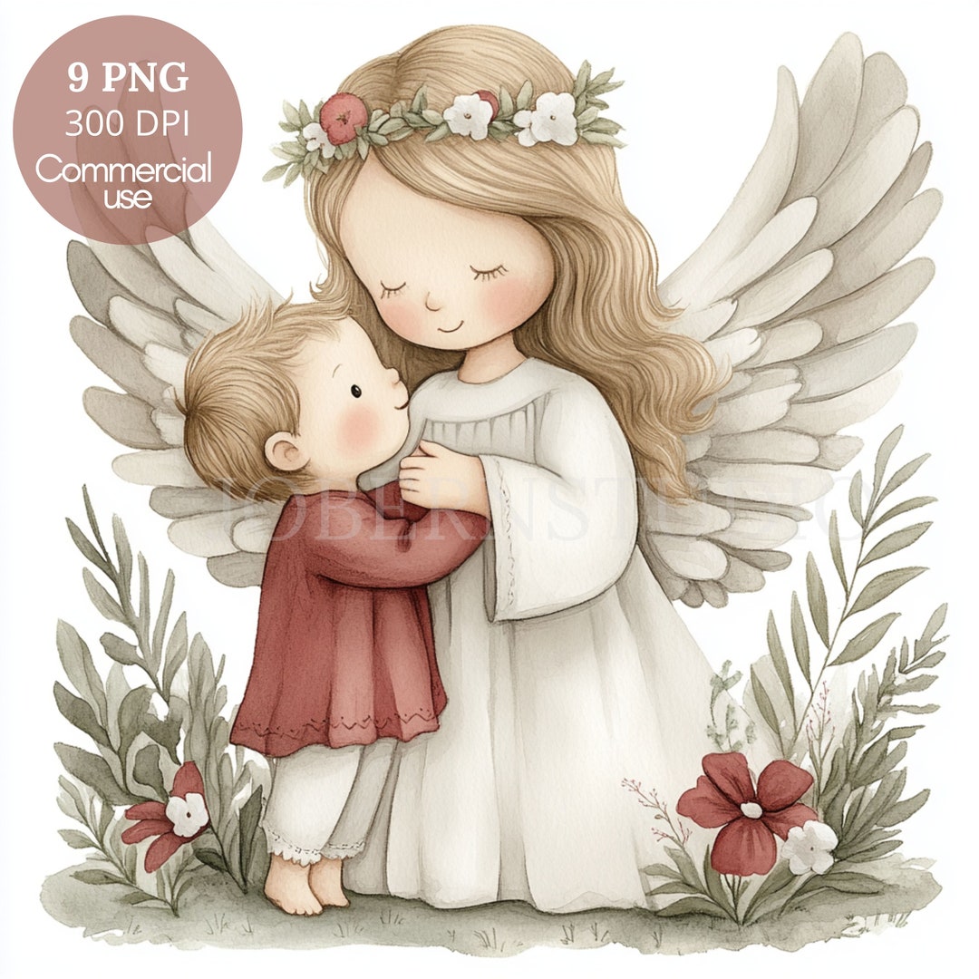 Guardian Angel Clipart PNG Bundle 9 High Quality Png,christmas Angel ...