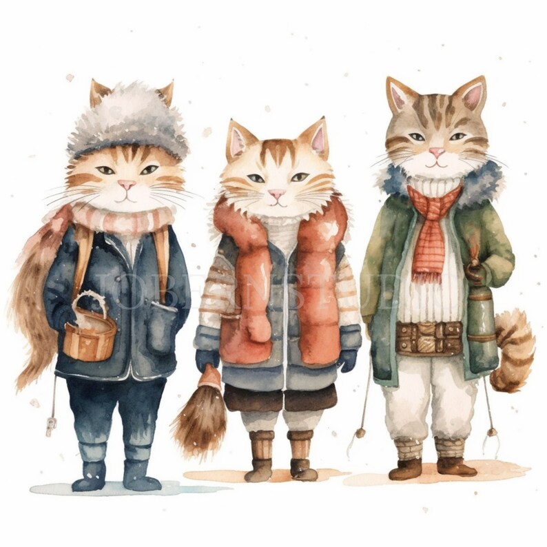 Crazy Cats Clipart PNG Bundle 15 High Quality Jpg,funny Friend Cats ...