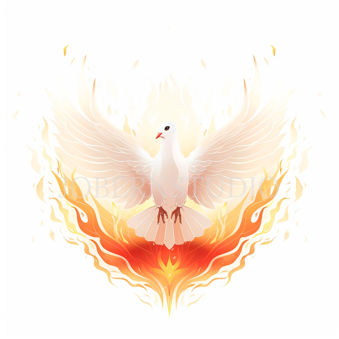 Holy Spirit Clipart Bundle 12 High Quality Png,watercolor Dove of ...