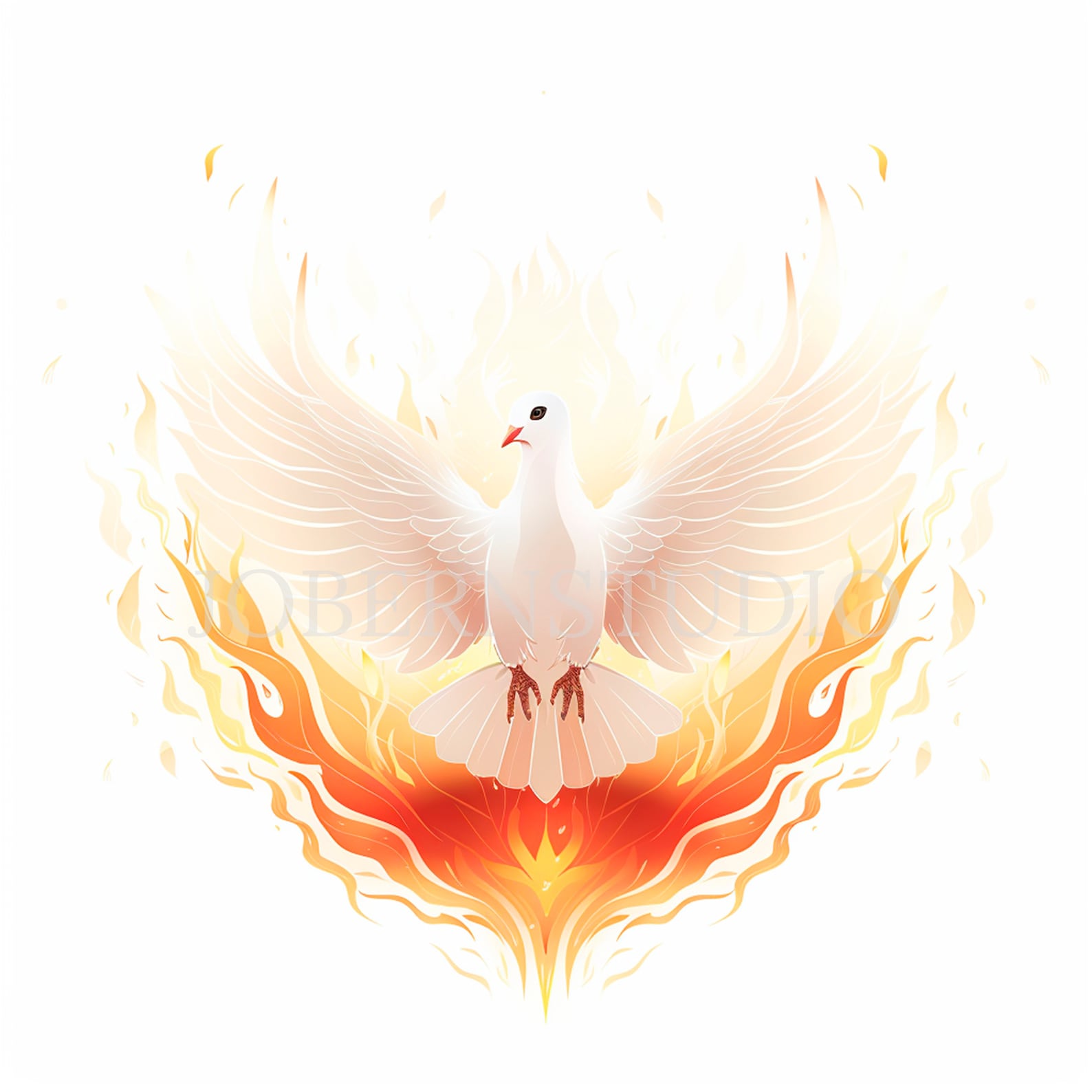 Holy Spirit Clipart Bundle 12 High Quality Png,watercolor Dove of ...