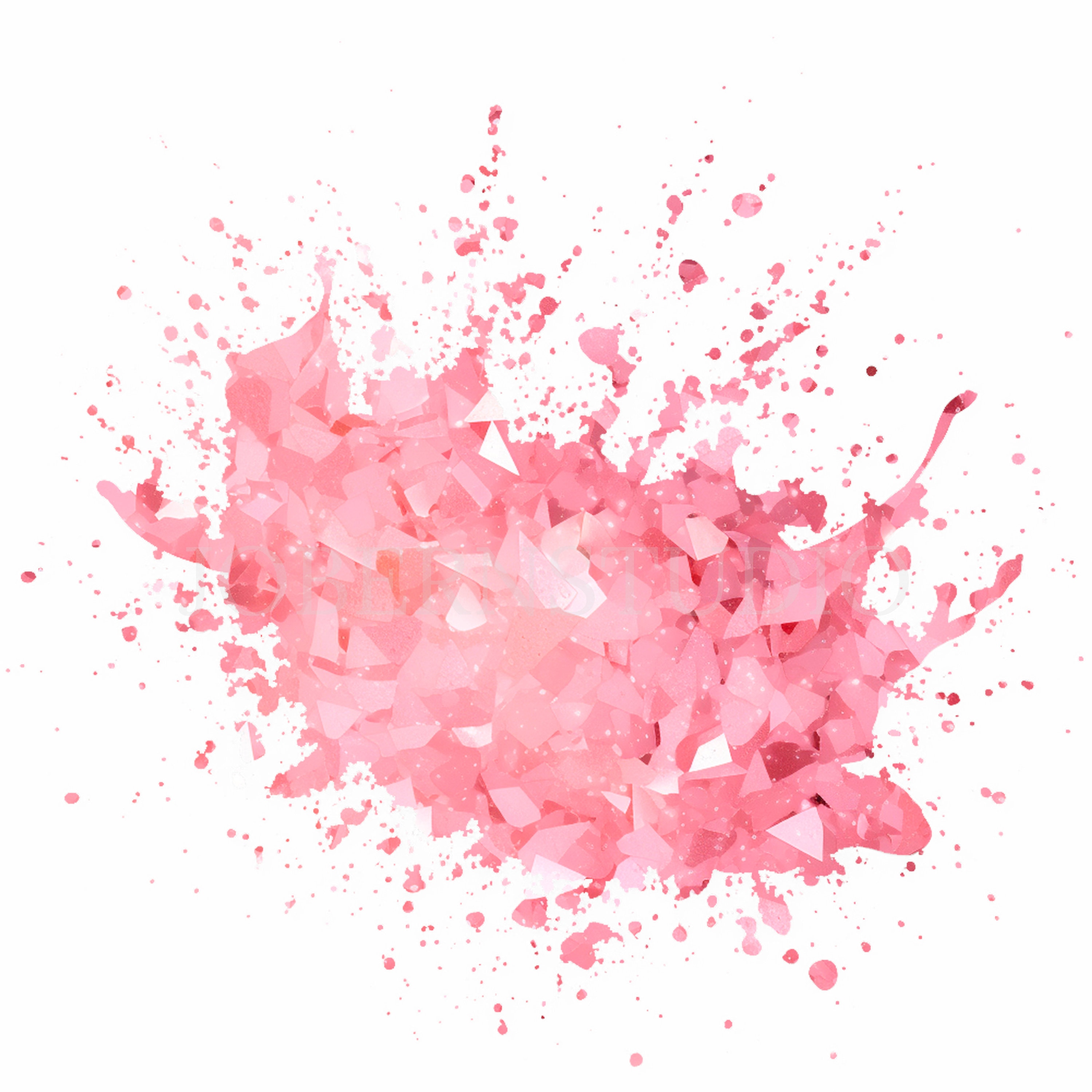 Pink Glitter Color Splash Clipart Png,bundle 15 High Quality Jpg ...