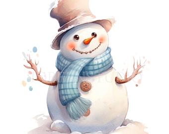 Christmas Animal Clipart Pngbundle 15 High Quality - Etsy