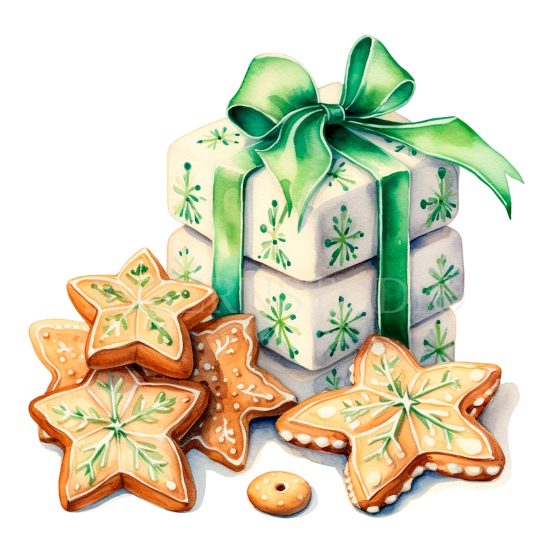 Christmas Cookies Clipart Bundle 15 High Quality - Etsy
