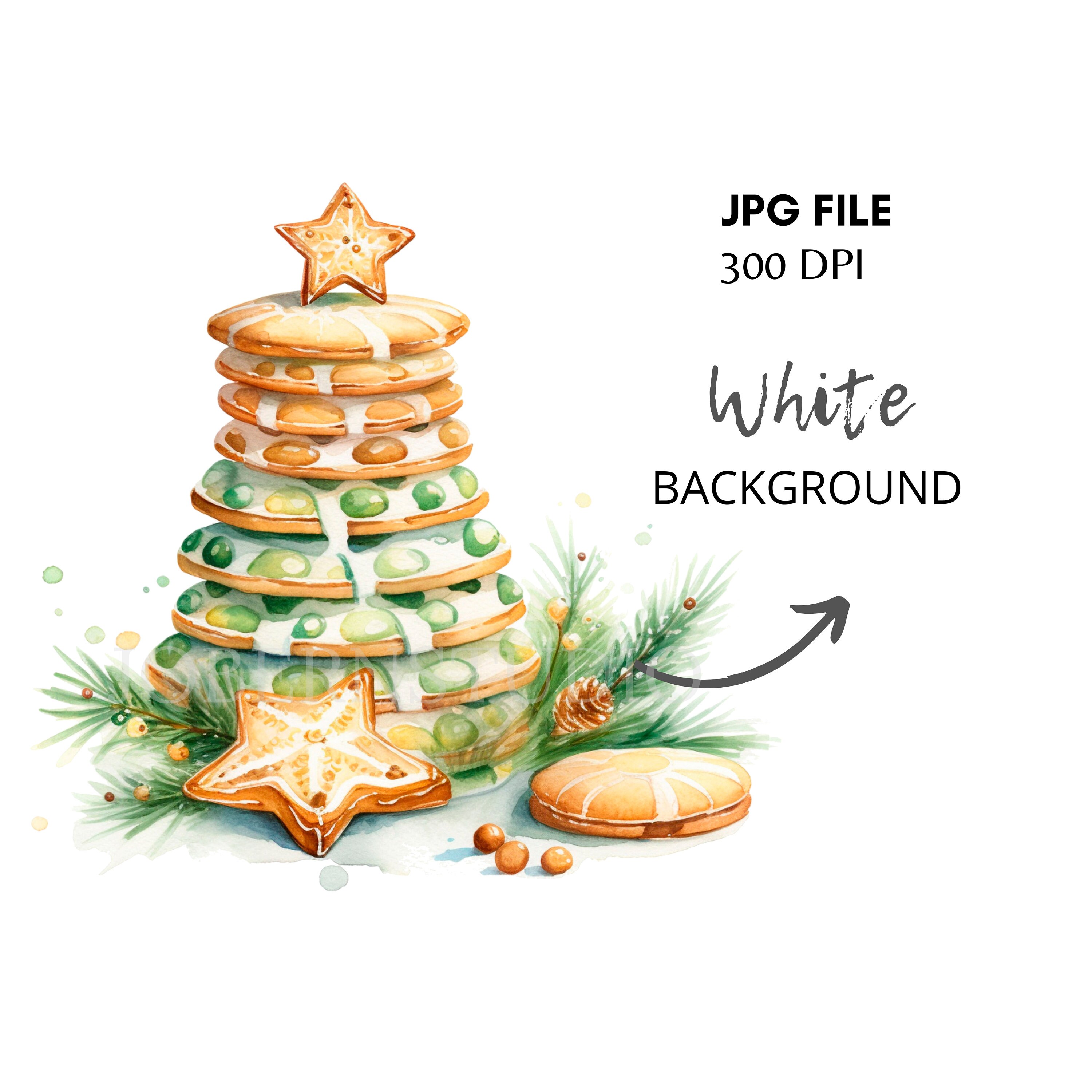 Christmas Cookies Clipart Bundle 15 High Quality - Etsy