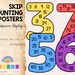 Vibrant Rainbow Skip Counting Posters for Classroom Display Math ...