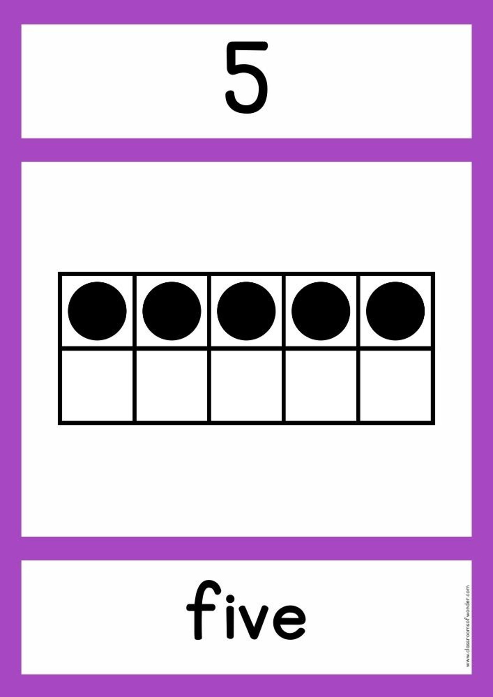 Vibrant Rainbow Tens Frame Posters for Classroom Display Math Learning ...