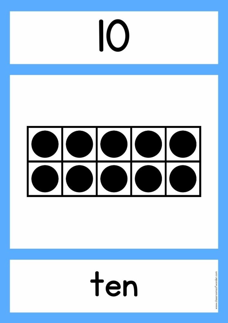 Vibrant Rainbow Tens Frame Posters for Classroom Display Math Learning ...