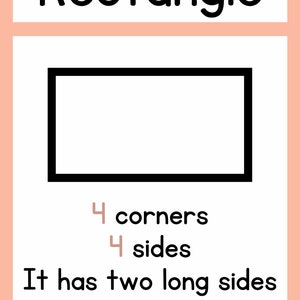 2D Shapes Posters for Classroom Display with & Without Attributes Warm ...