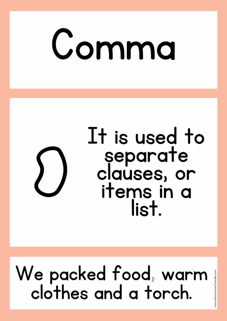 Punctuation Posters Warm, Boho Palette - Etsy