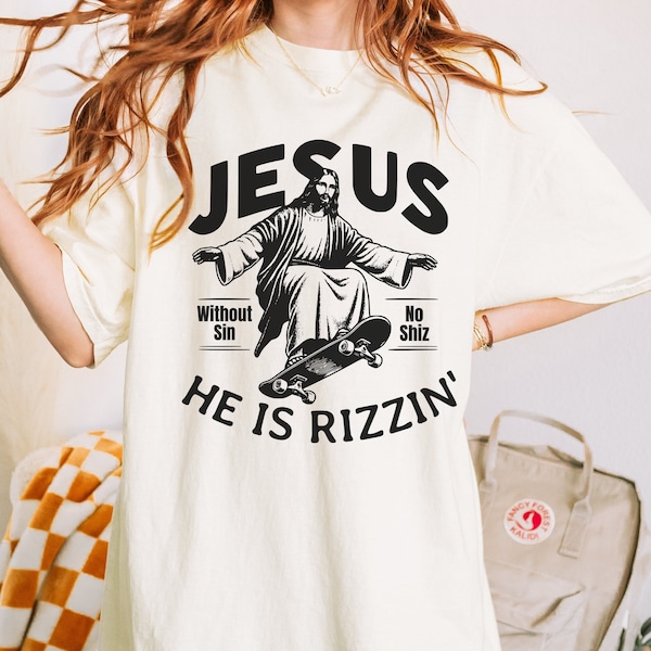 Jesus Rizzen T Shirt - Etsy