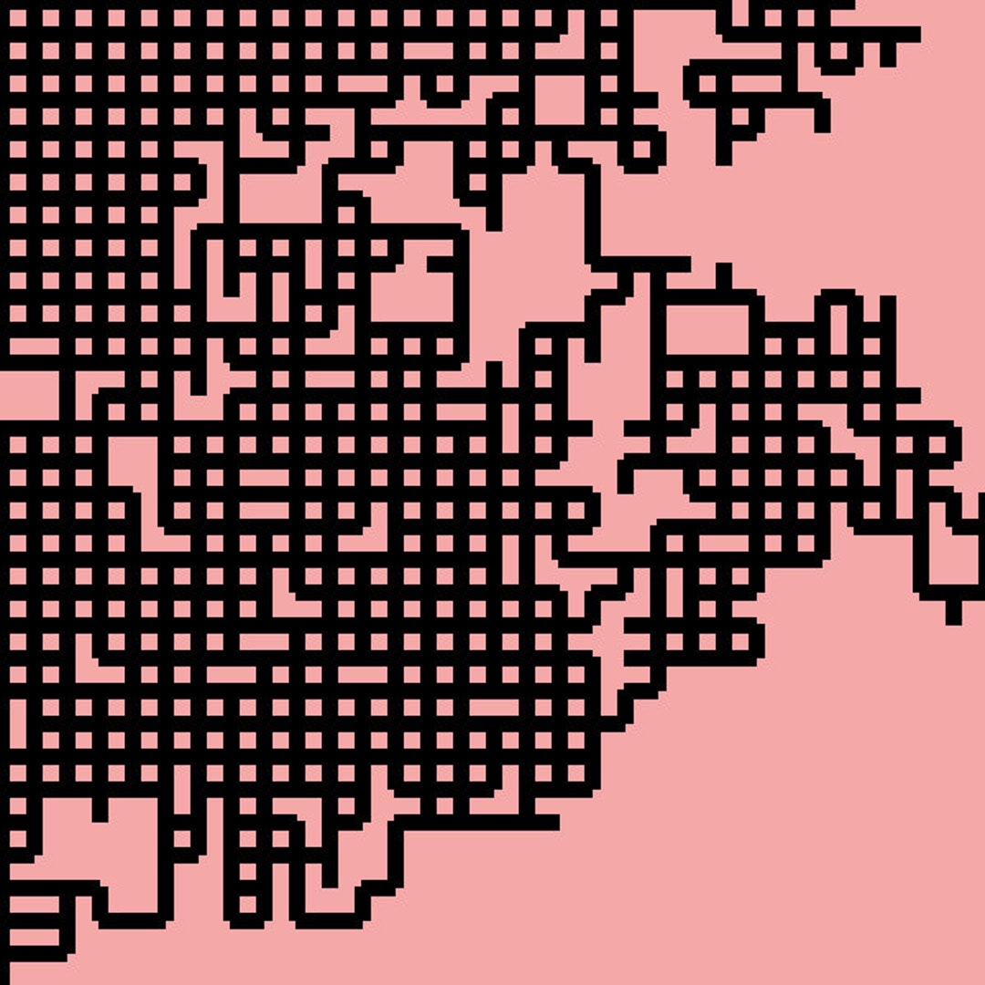 Labyrinth Pixel Art PNG 600px by 600px Digital Art Digital Download ...