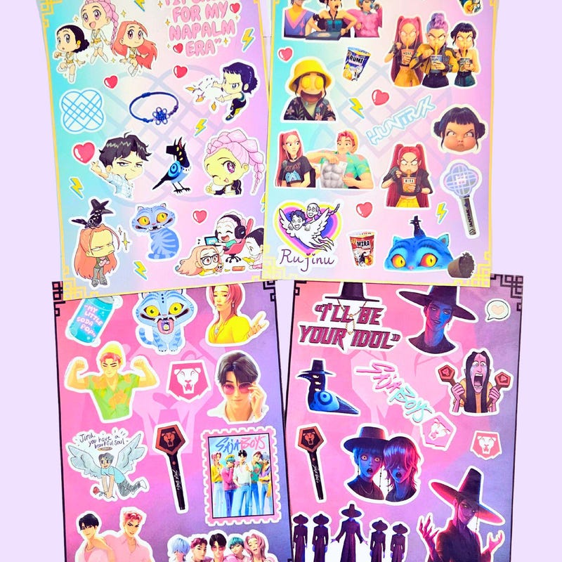 Kpop Demon Hunters Printable Letters - Etsy