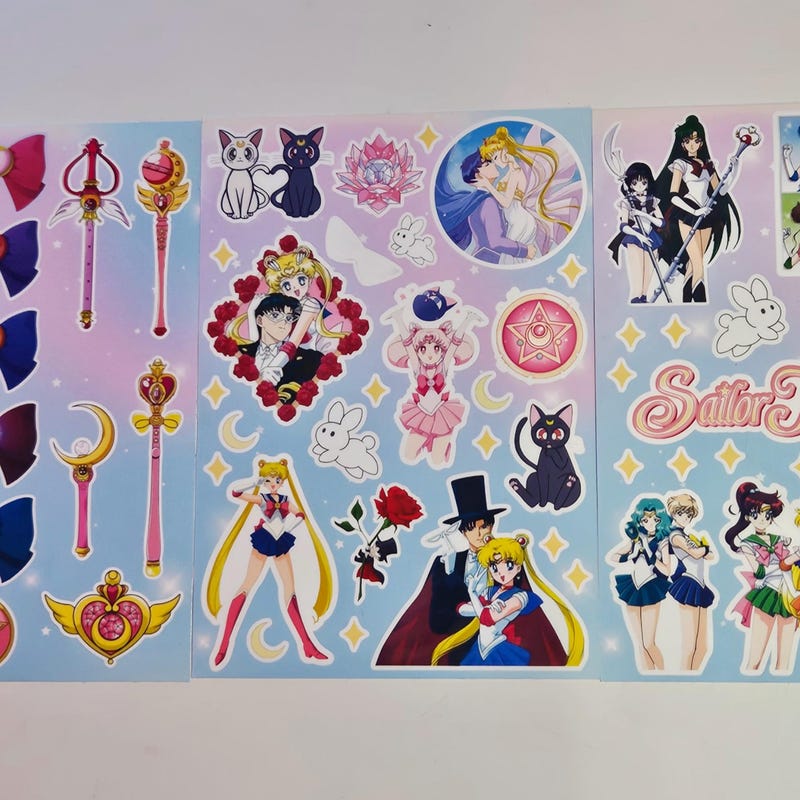 Sailor Moon Stickers - Etsy